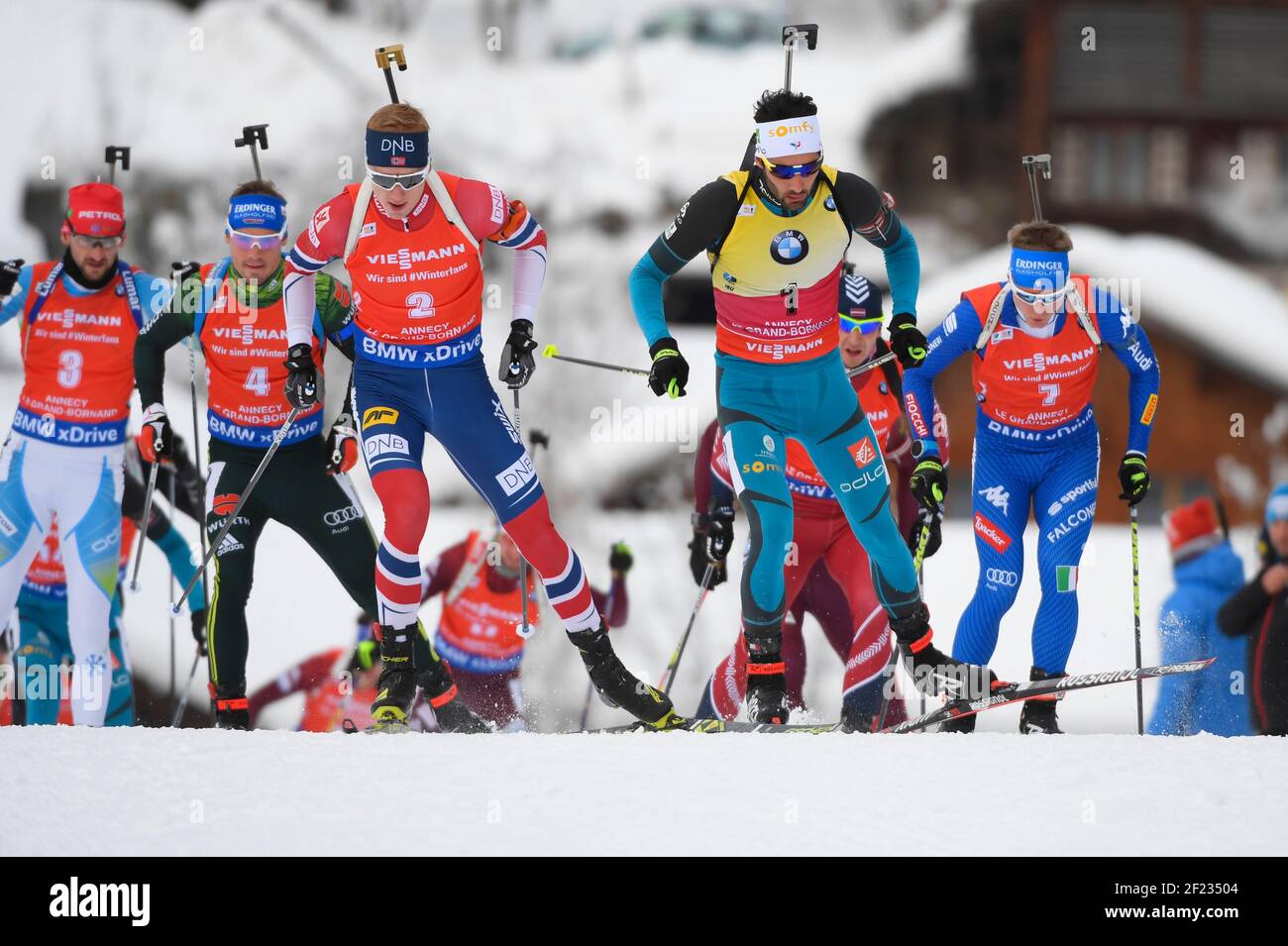 Martin Fourcade (FRA) wins on Men's 15 KM Mass Start and Johannes ...