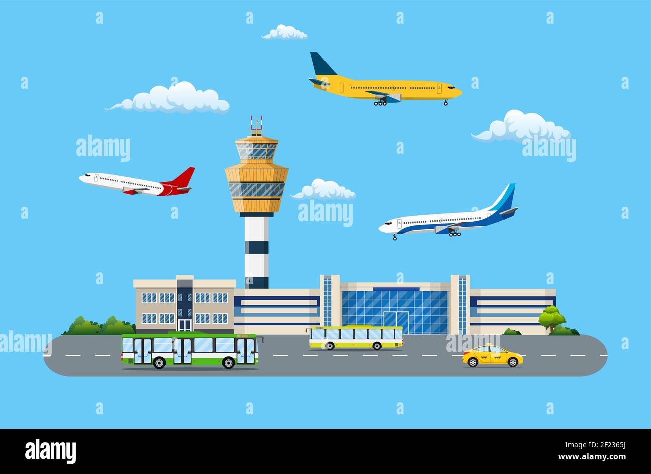 Ground transport sign at airport Stock Vector Images - Alamy