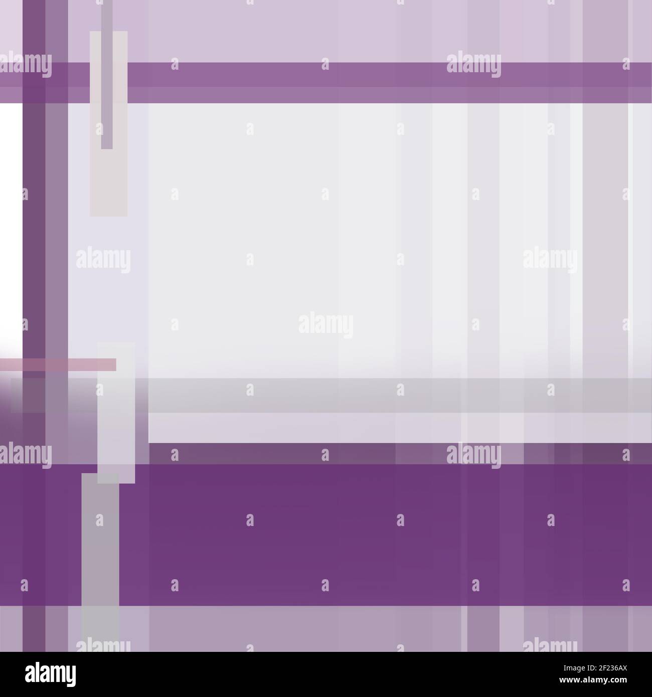 Square geometric background, abstract strip pattern, light gray and ...