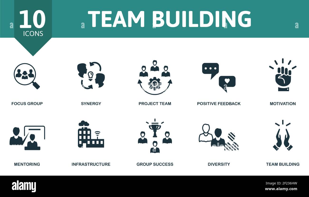 Team Building Icon Set Contains Editable Icons Team Building Theme