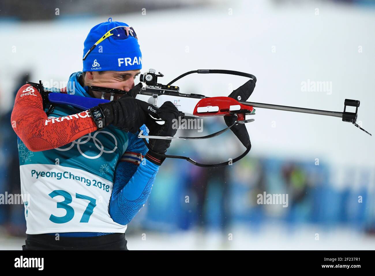 Quentin Fillon Mallet (FRA) during the XXIII Winter Olympic Games ...