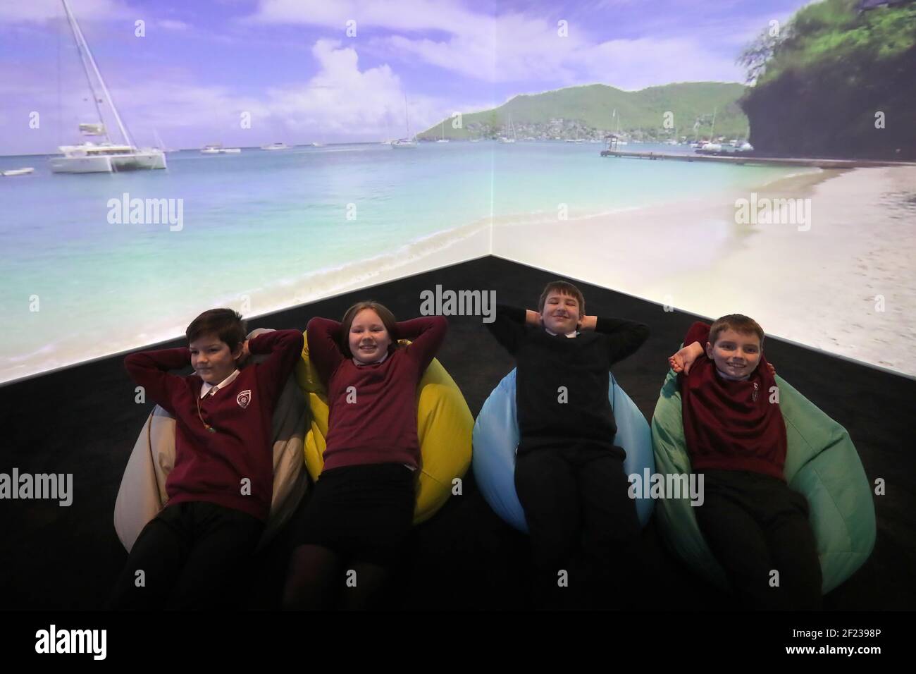 L-r Noah Lamley, Emilia Kubinska, Daniel Zande and Jack McAuslin from ...