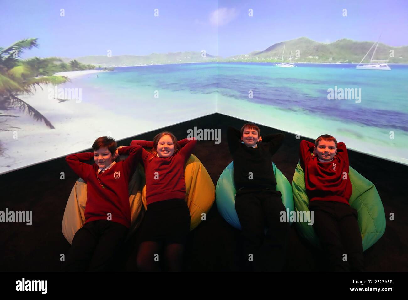 L-r Noah Lamley, Emilia Kubinska, Daniel Zande and Jack McAuslin from ...