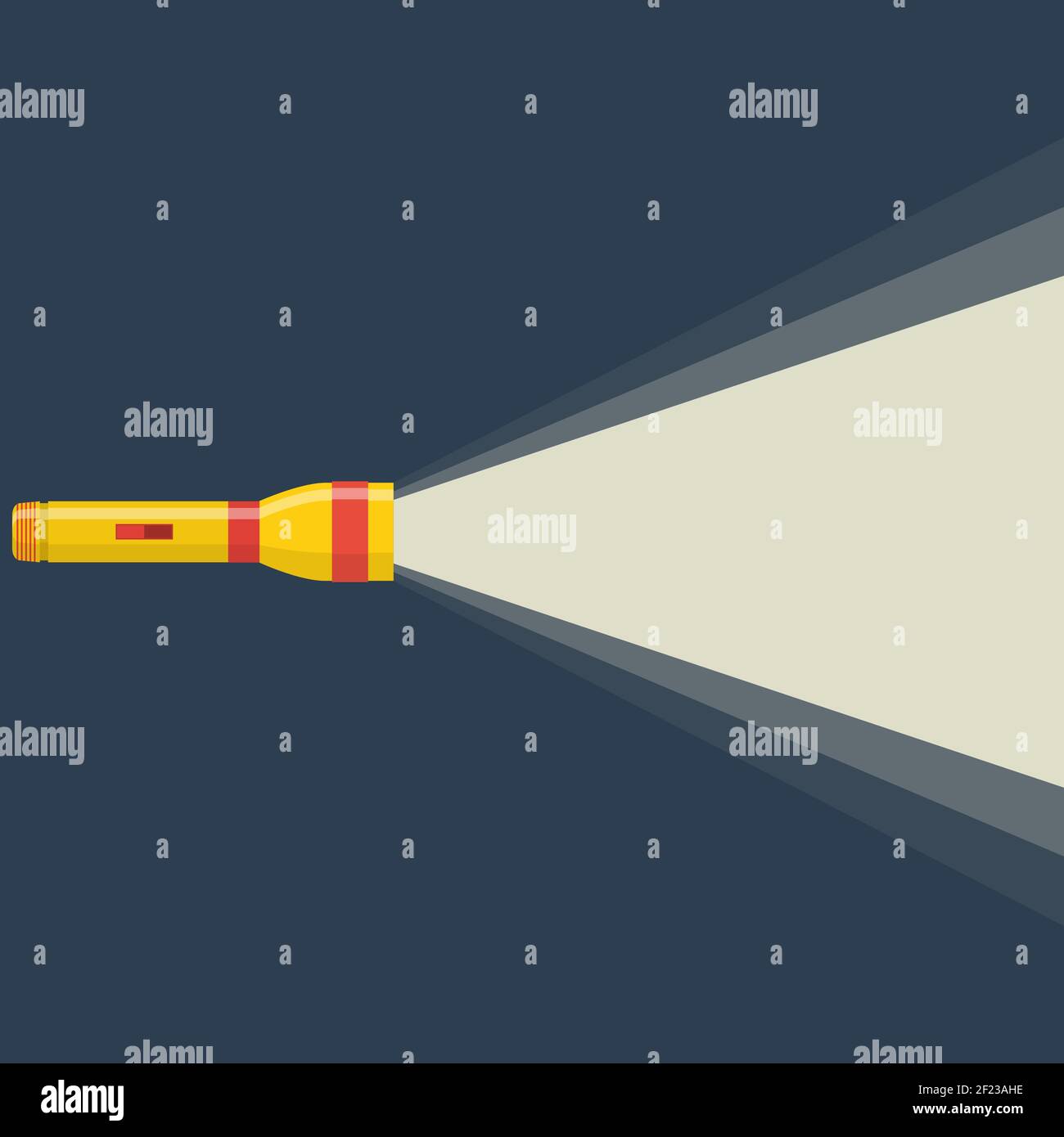 Flashlight icon on night background Stock Vector Image & Art - Alamy