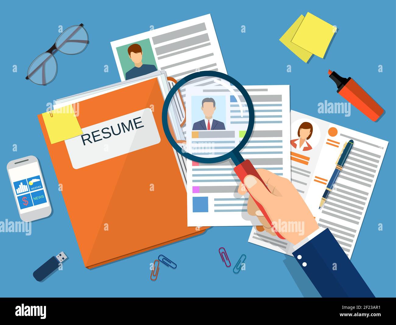 Human resources management concept Stock Vector Image & Art - Alamy