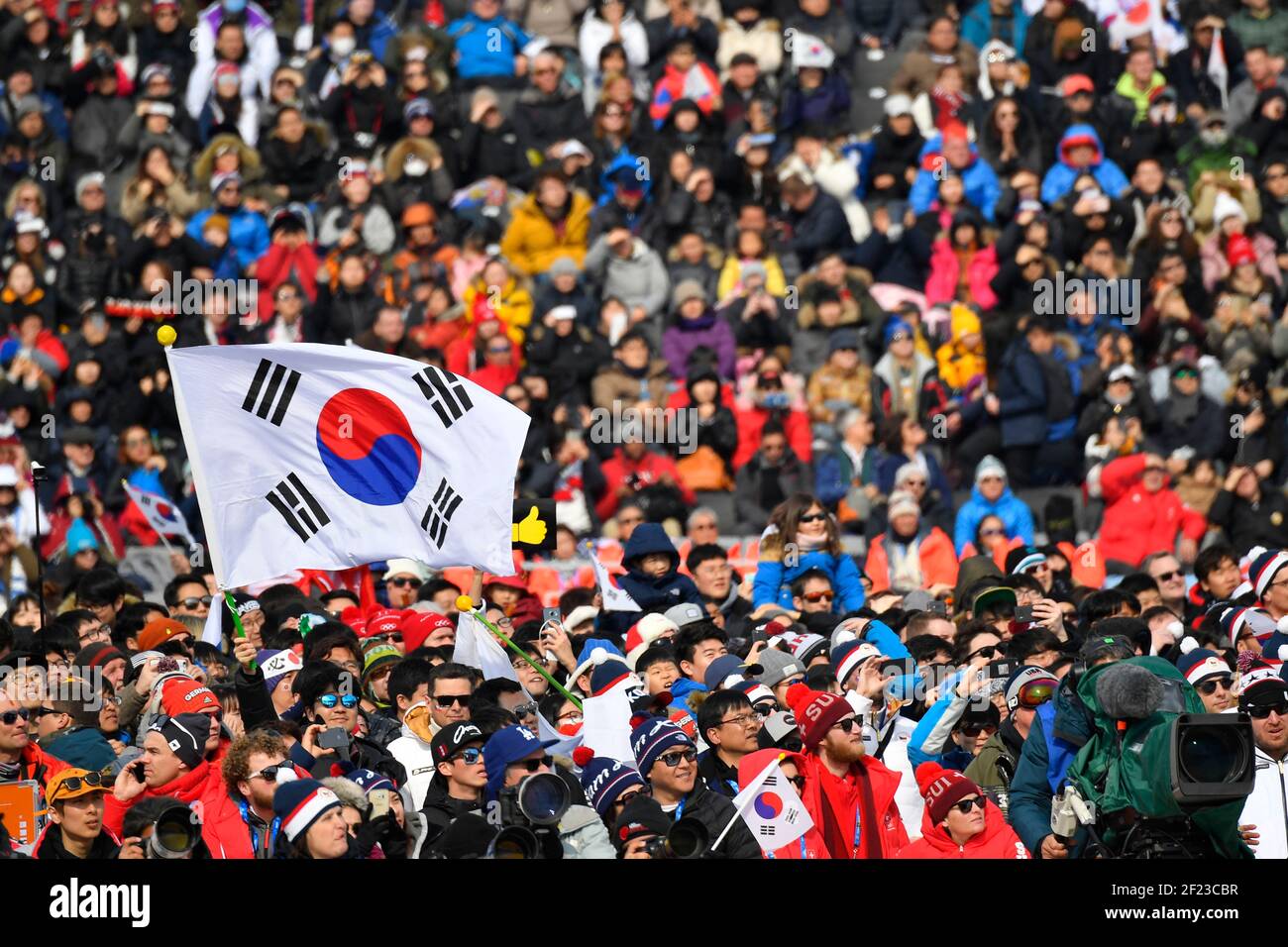 Illustration during the XXIII Winter Olympic Games Pyeongchang 2018 ...