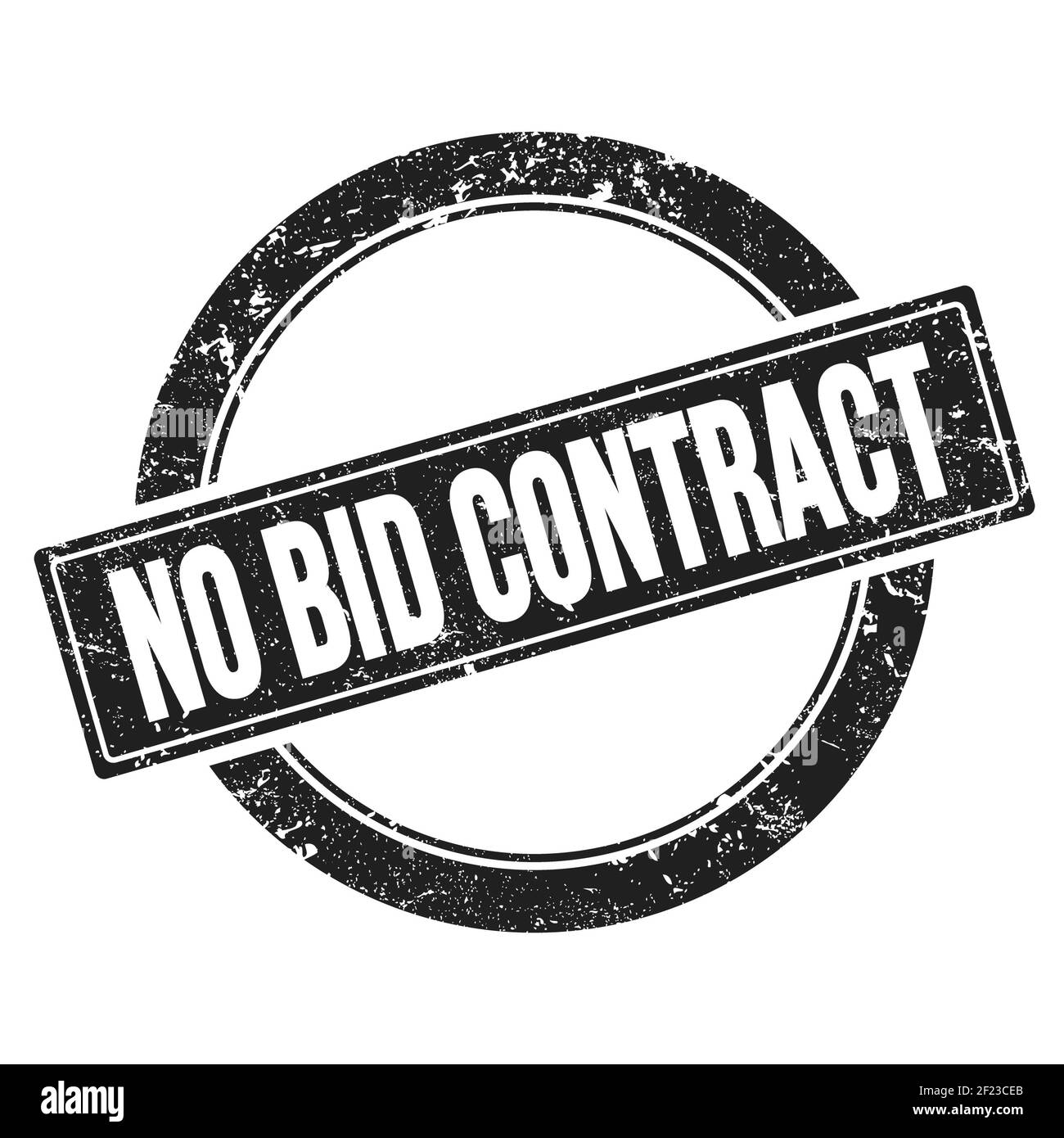 No bid contract stamp hi-res stock photography and images - Alamy