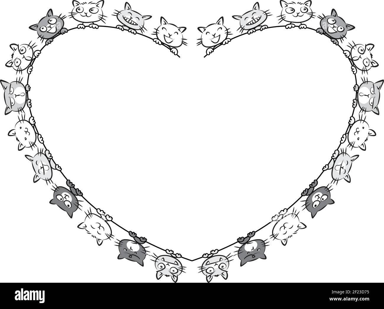 vector cats border background Stock Vector Image & Art - Alamy