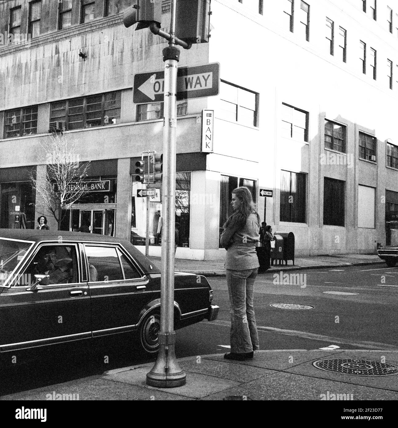 Street scene, Philadelphia PA.,USA, 1976 Stock Photo - Alamy