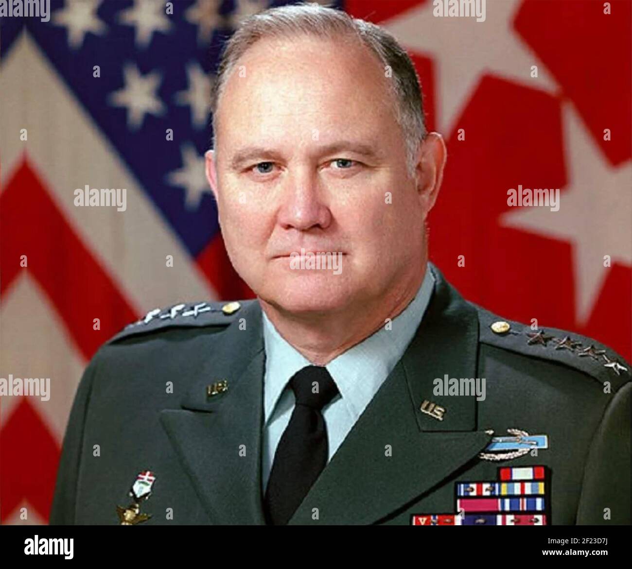 NORMAN SCHWARZKOPF Jr. (1934-2012) US Army general in November 1988 ...
