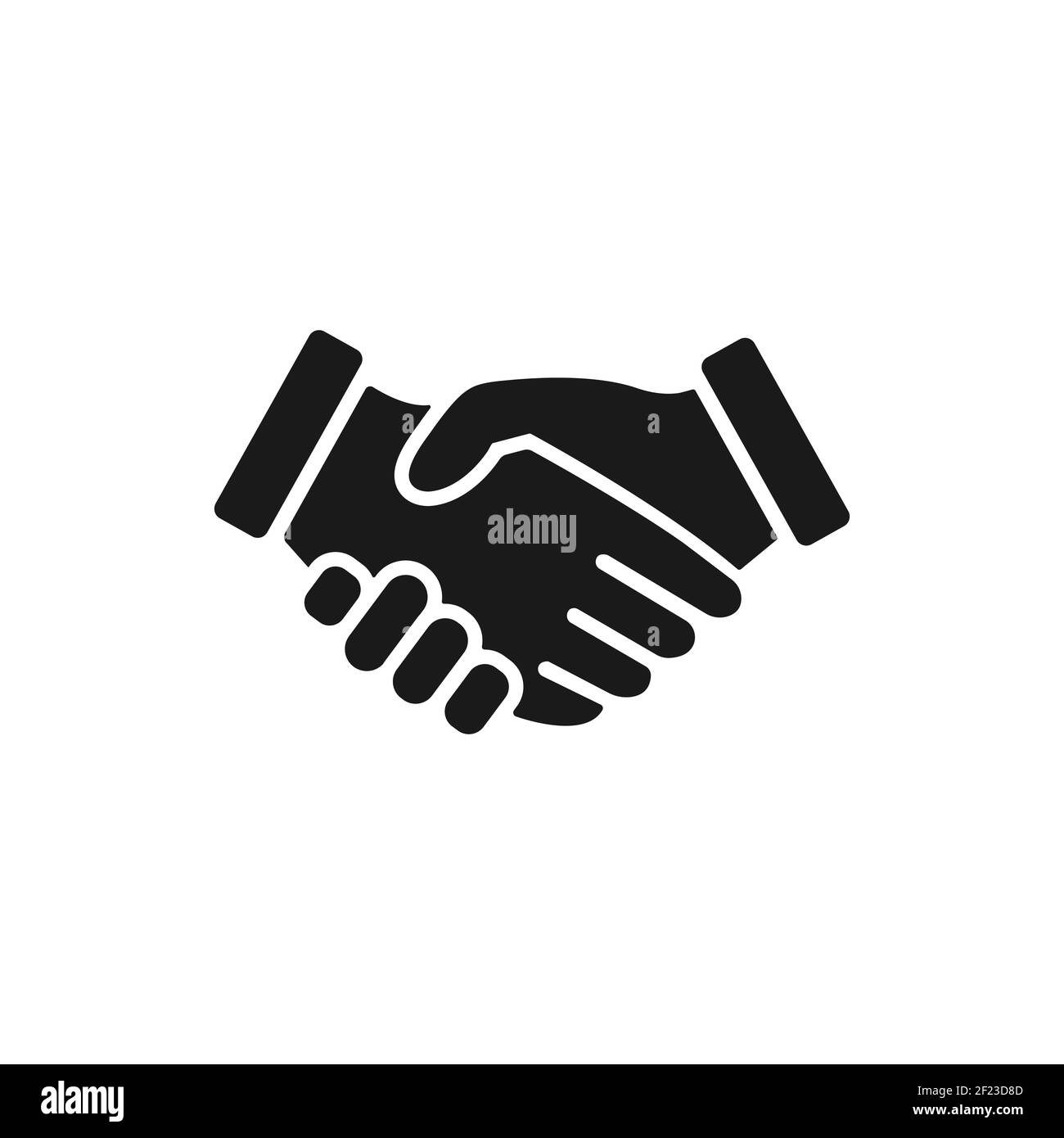 Business handshake. Business relationship. Simple vector illustration ...