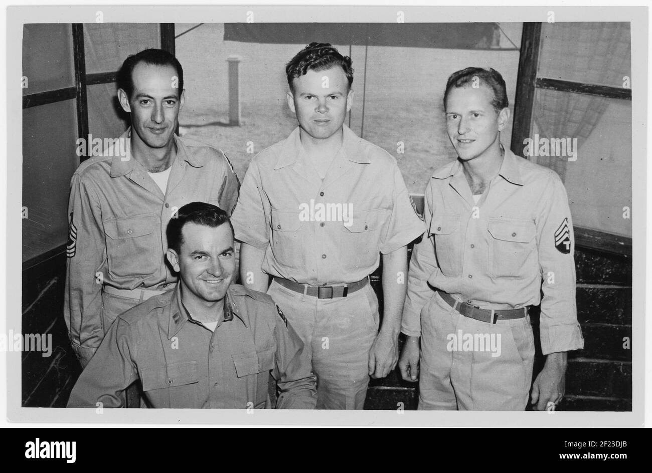 Vintage Photograph, Camp Huckstep, Egypt, World War Two, 1944 Stock ...