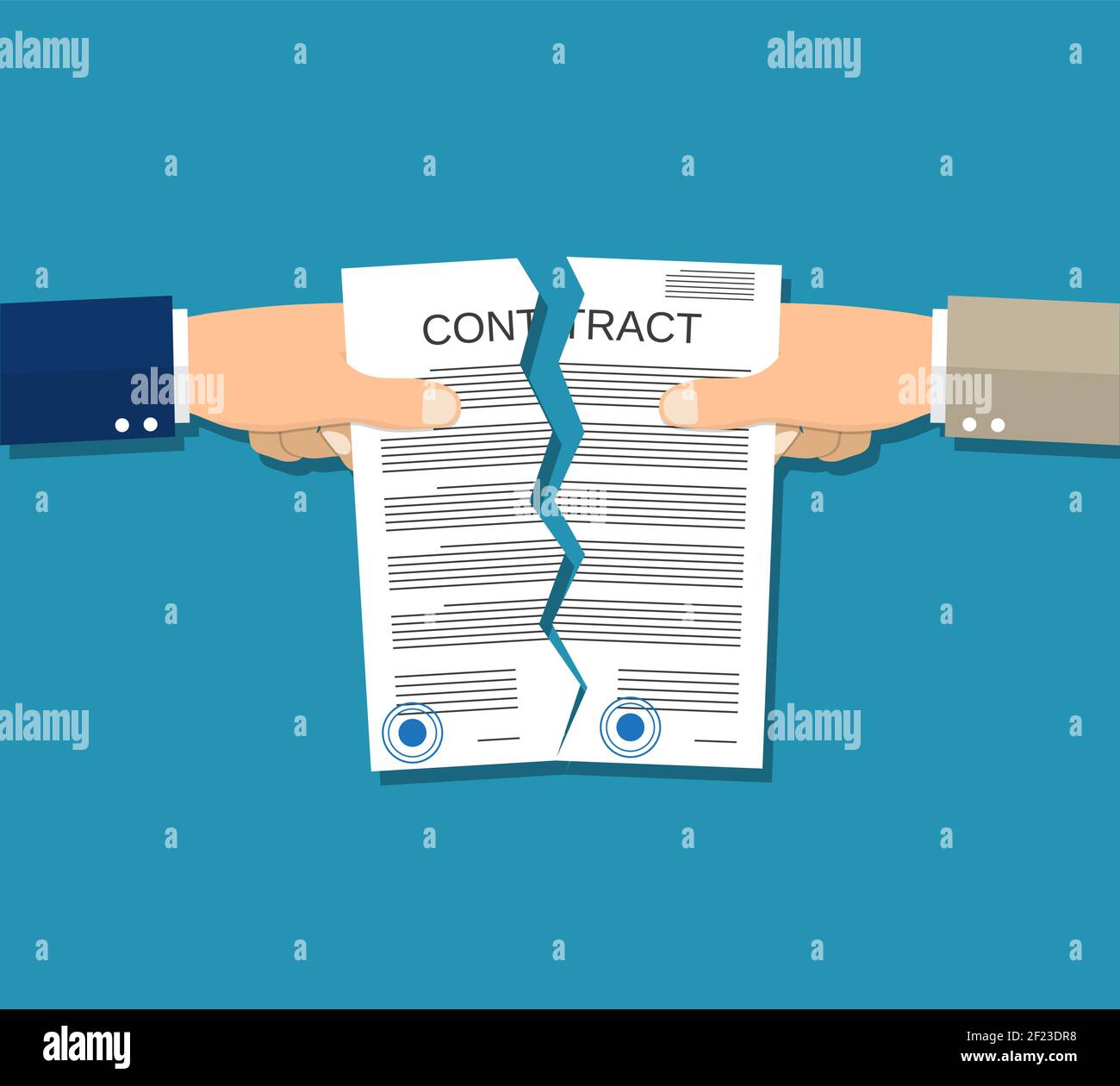 Expired contract Stock Vector Images - Alamy