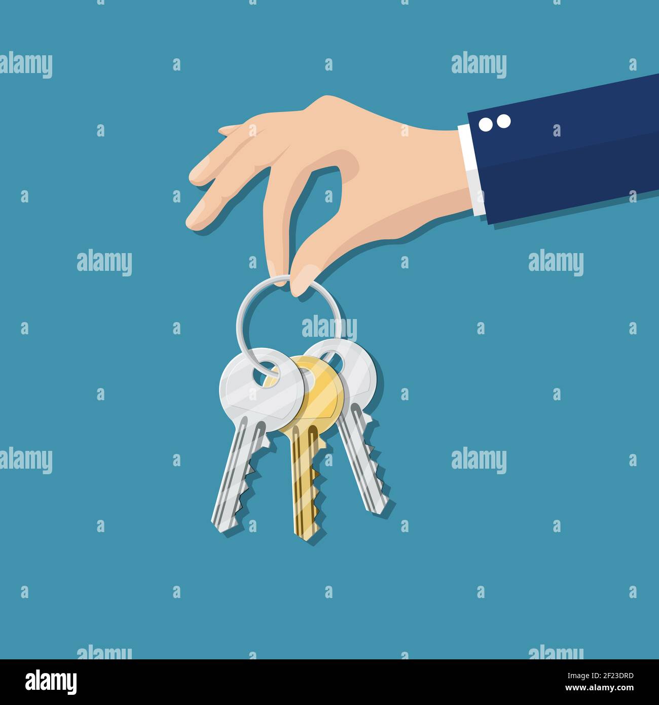 Give keys Stock Vector Images - Alamy