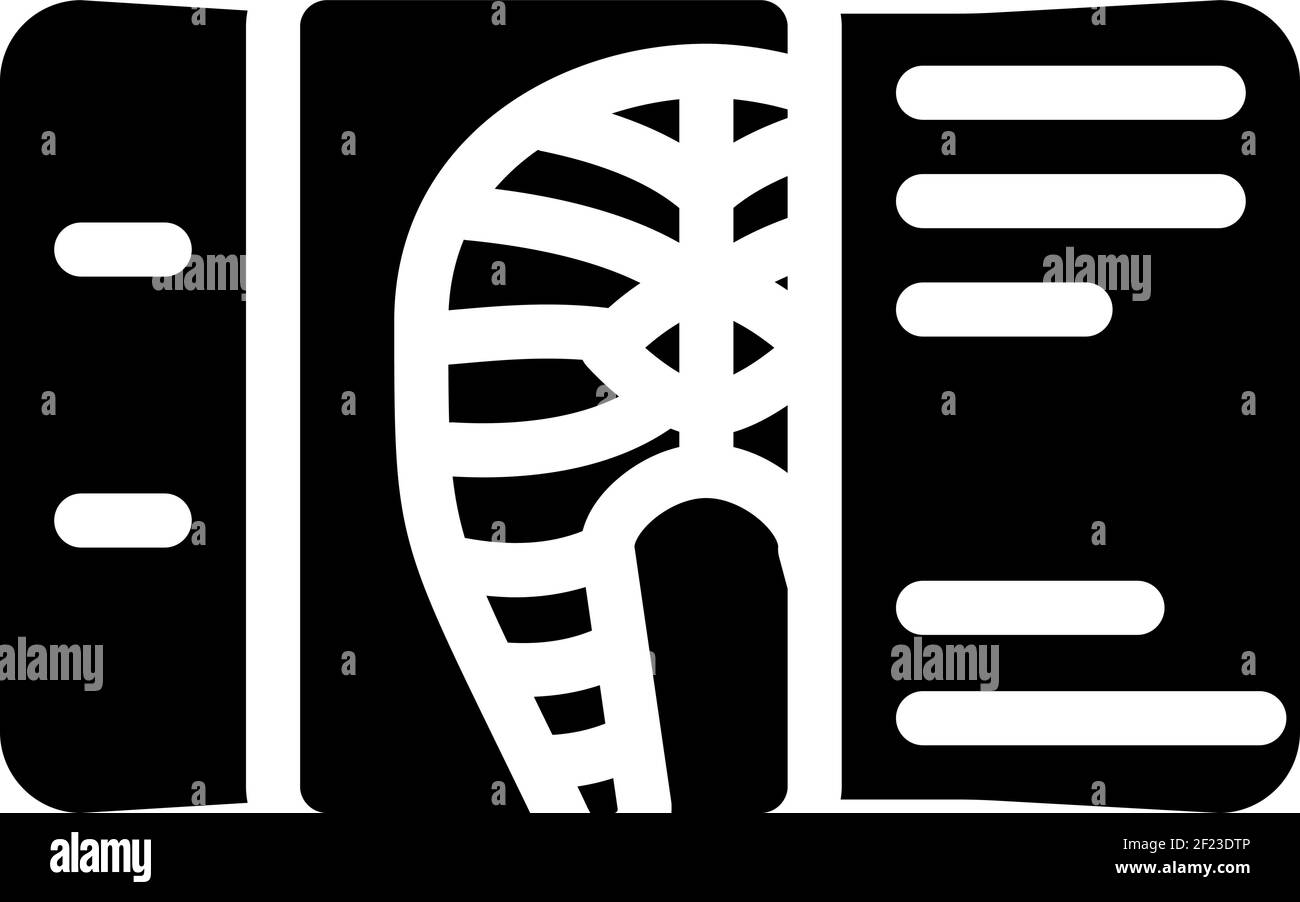 fish dish airline food glyph icon vector illustration Stock Vector ...