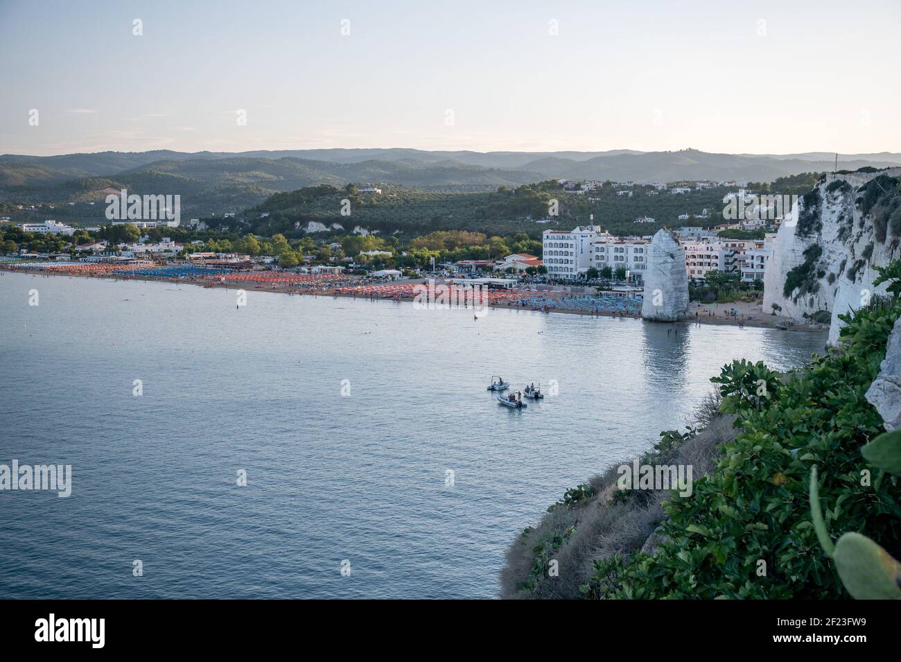 Pizzomunno beach vieste puglia italy hi-res stock photography and ...