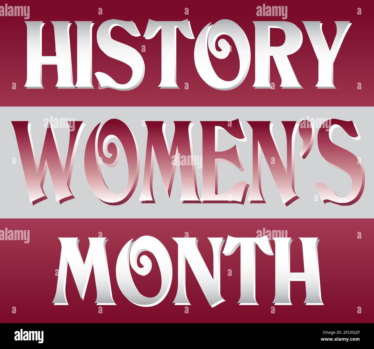 Women's History Month Banner Stock Photo - Alamy