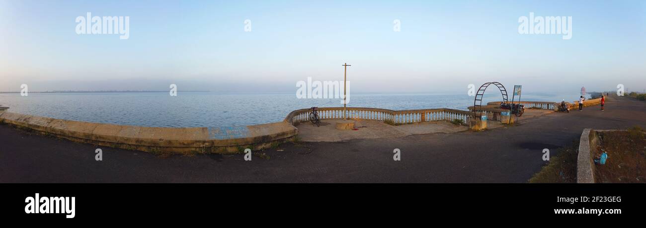 Panoramic View Of Chembarambakkam Lake Located in Chennai. Largest ...