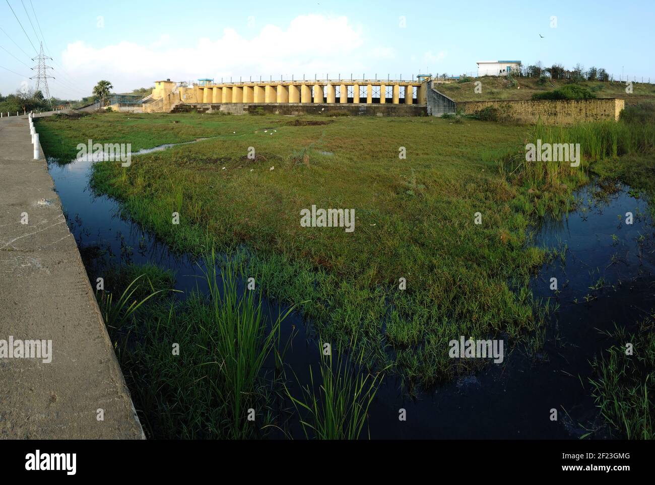 Panoramic View Of Chembarambakkam Lake Located in Chennai. Largest ...