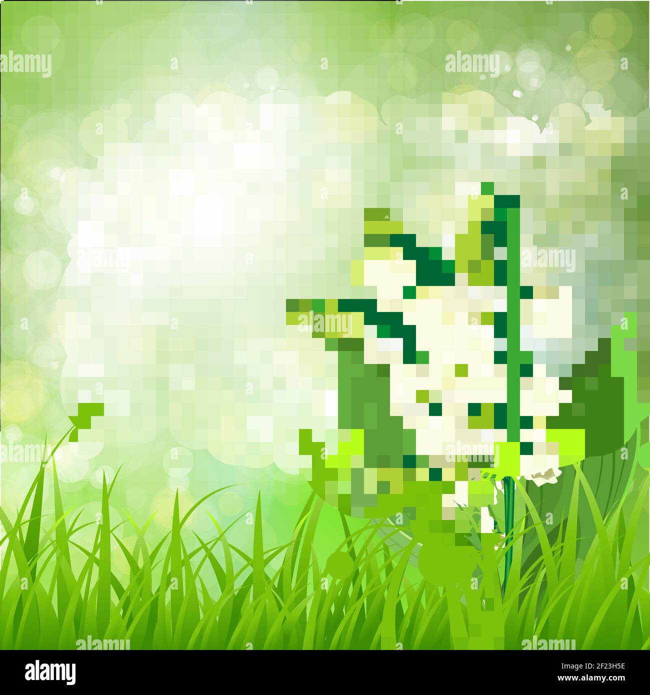 Sunny lily Stock Vector Images - Alamy