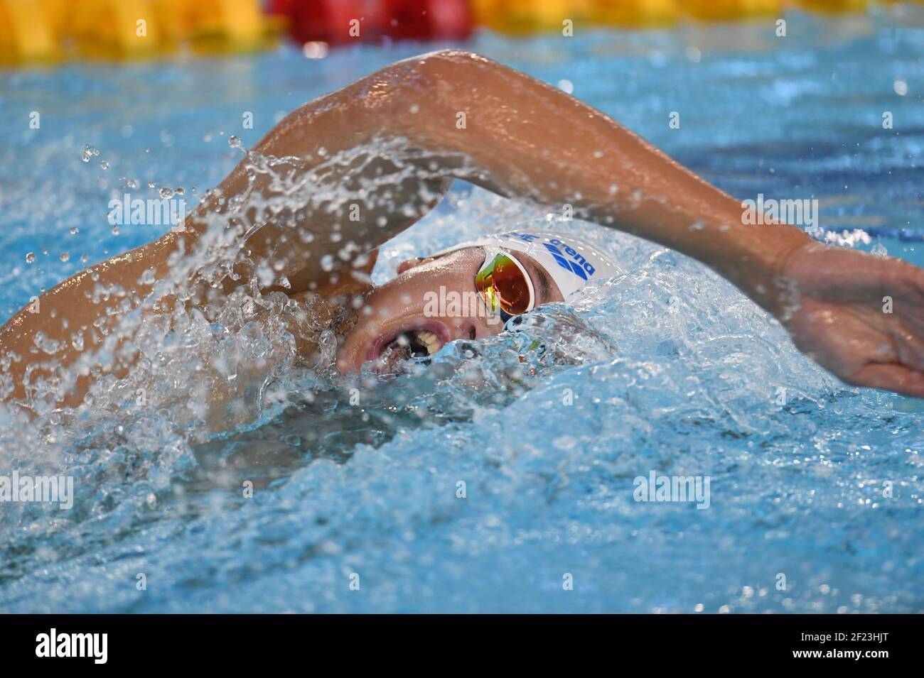 Logan Fontaine (FRA) competes on Men's 1500 m Freestyle during the ...