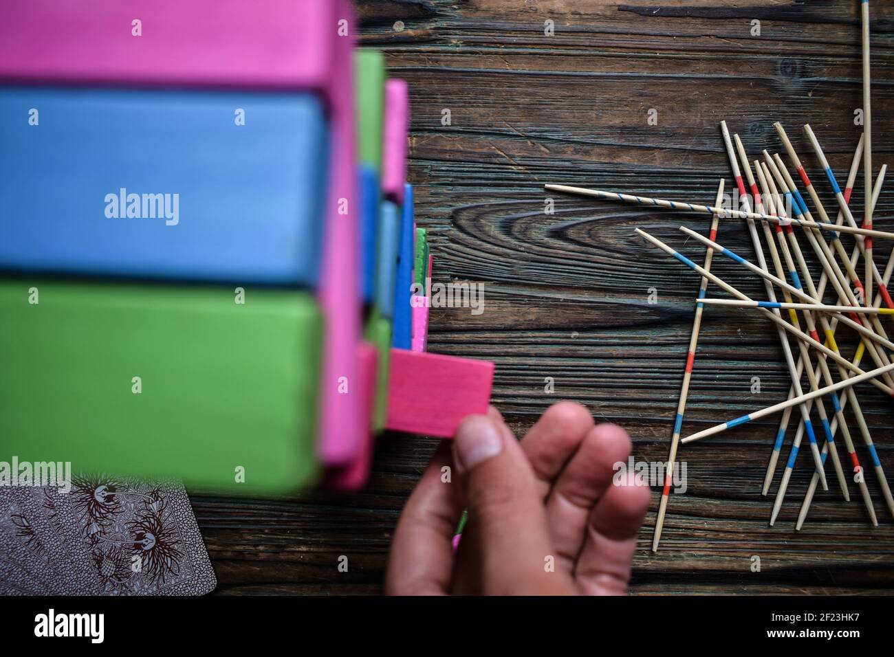 The various old and colourful board games Stock Photo - Alamy