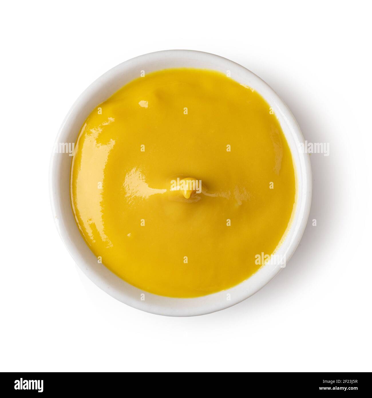 Top view closeup mustard Cut Out Stock Images & Pictures - Alamy