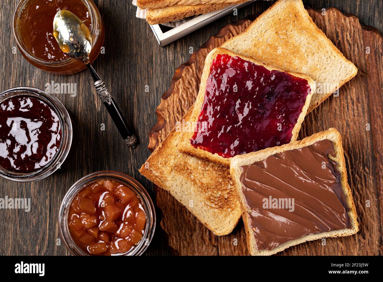 Toast and jam hi-res stock photography and images - Alamy