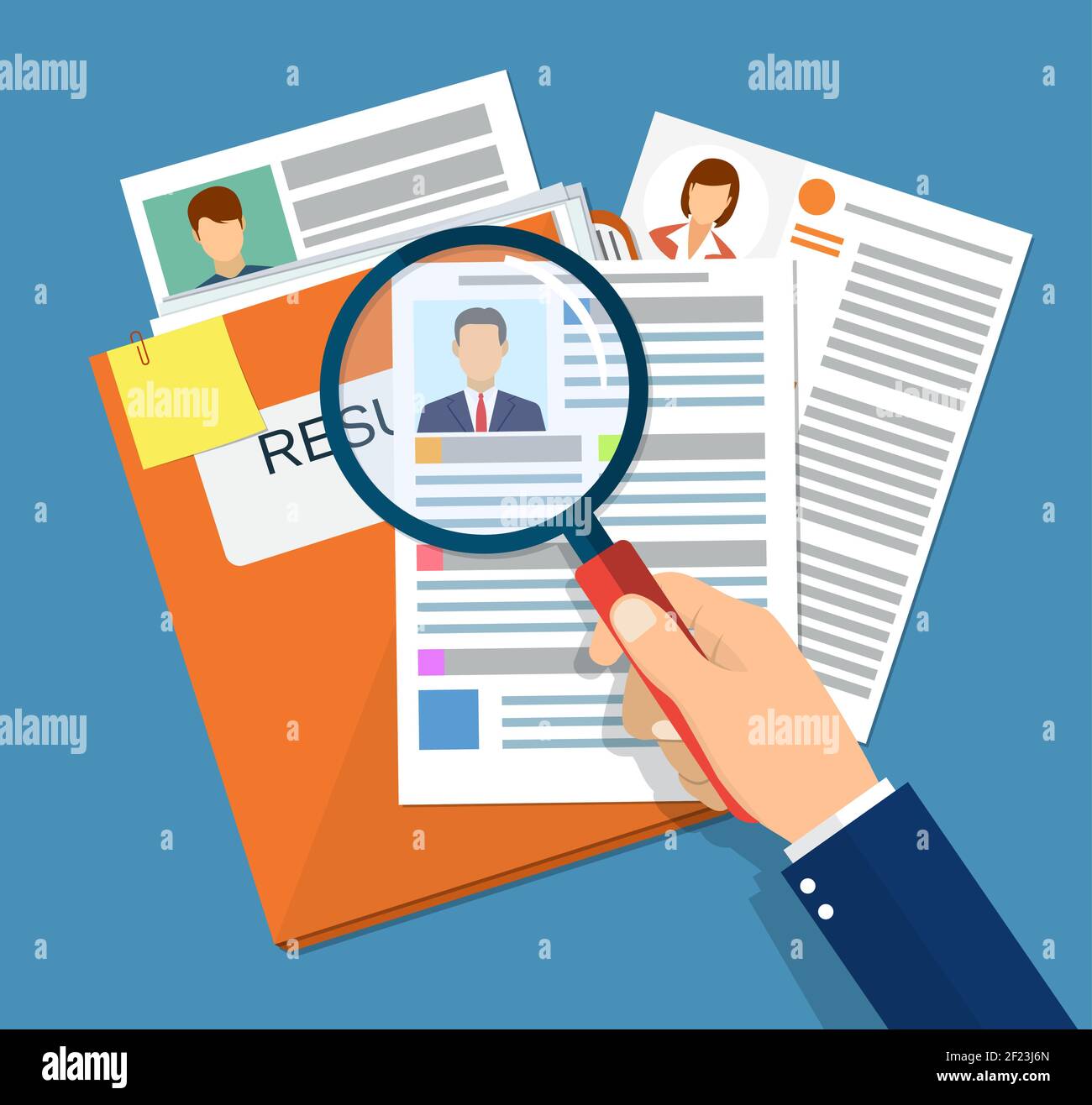 Human resources management concept Stock Vector Image & Art - Alamy