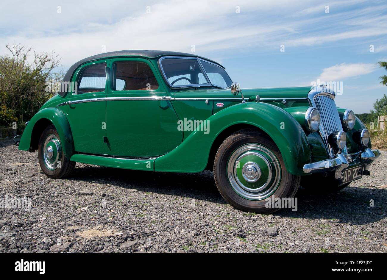Riley RM classic 1950s British saloon car Stock Photo - Alamy