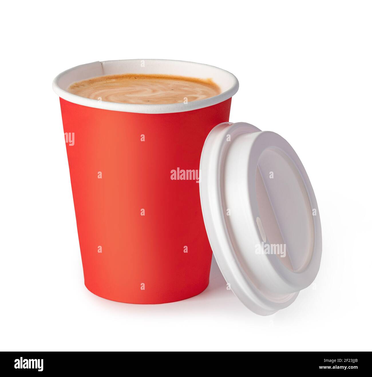 Paper cup of coffee Stock Photo - Alamy