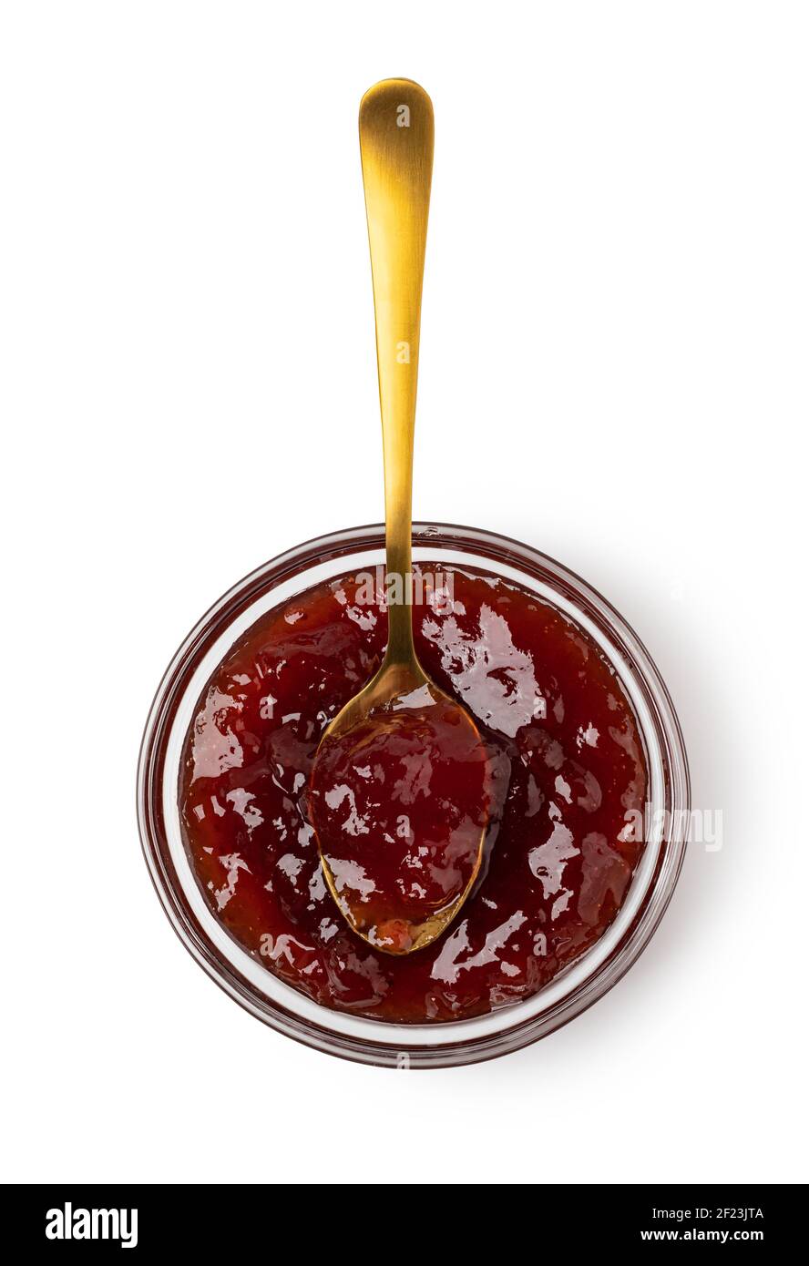 Strawberry jam spoon hi-res stock photography and images - Alamy