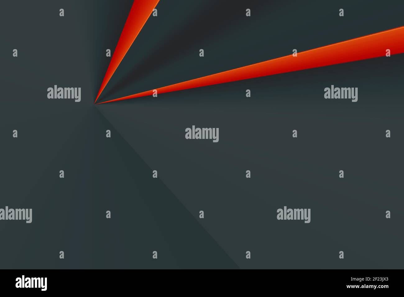 A cool red plasma lines with triangular shapes on black background ...