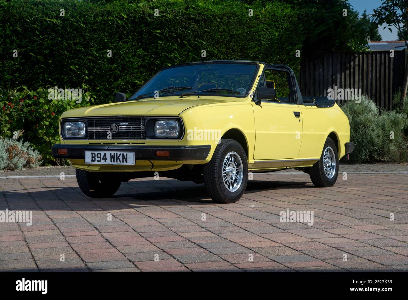 Skoda Estelle rear engine classic Czech car Stock Photo - Alamy