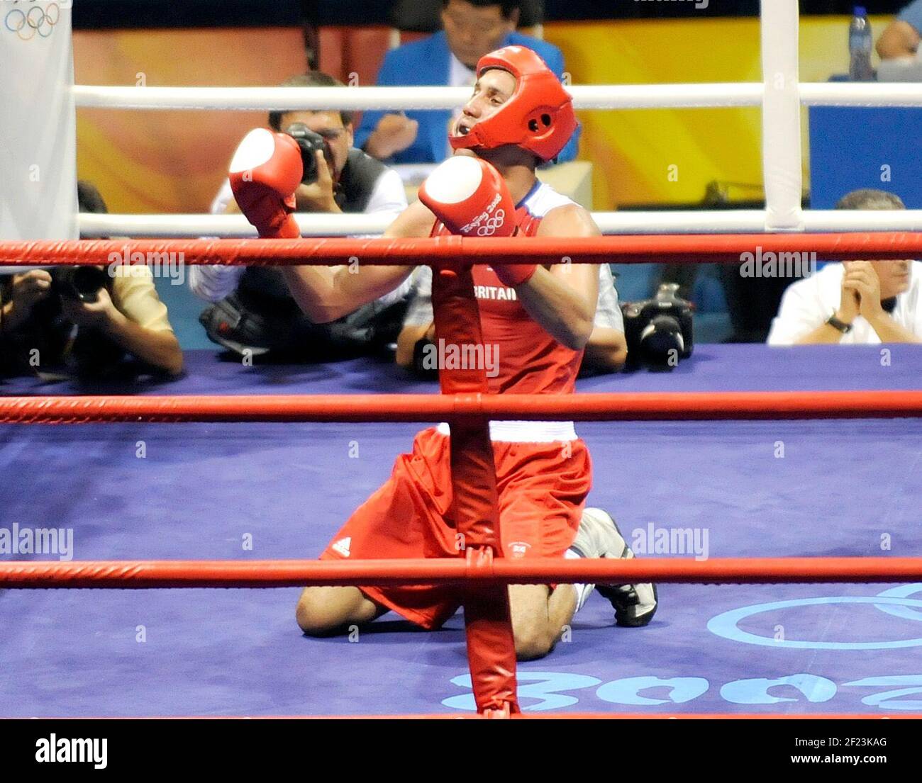 OLYMPIC GAMES BEIJING 2008. 15th DAY 23/8/08. BOXING MIDDLE WEIGHT 75kg ...