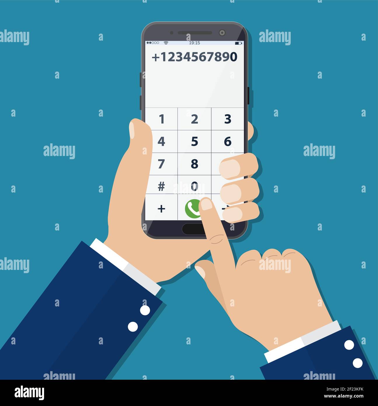 Telephone dial buttons Stock Vector Images - Alamy