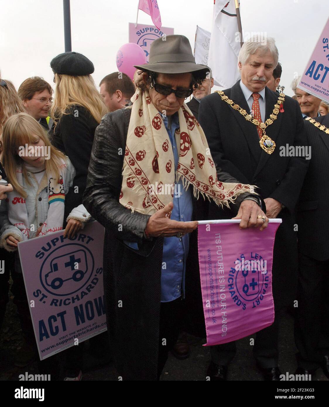 rolling stone keith richard leads the march to save st. richards ...
