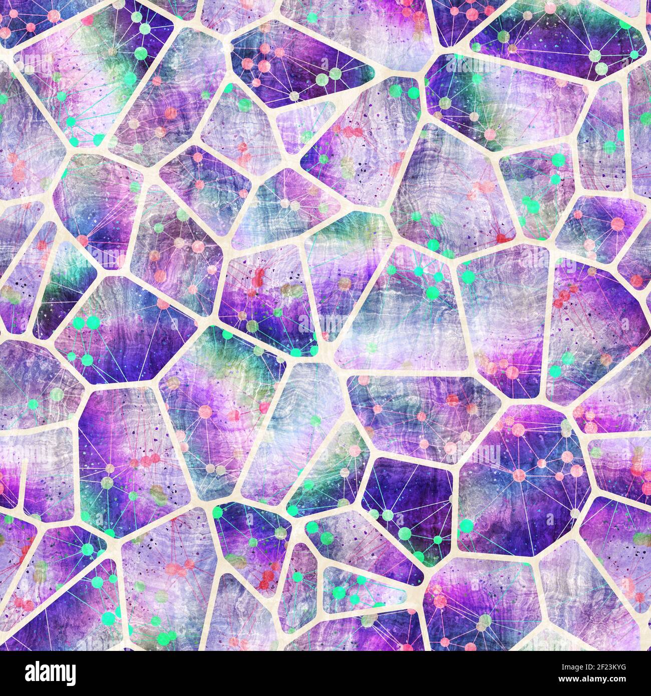 Seamless geo tile shape collage surface pattern Stock Photo - Alamy