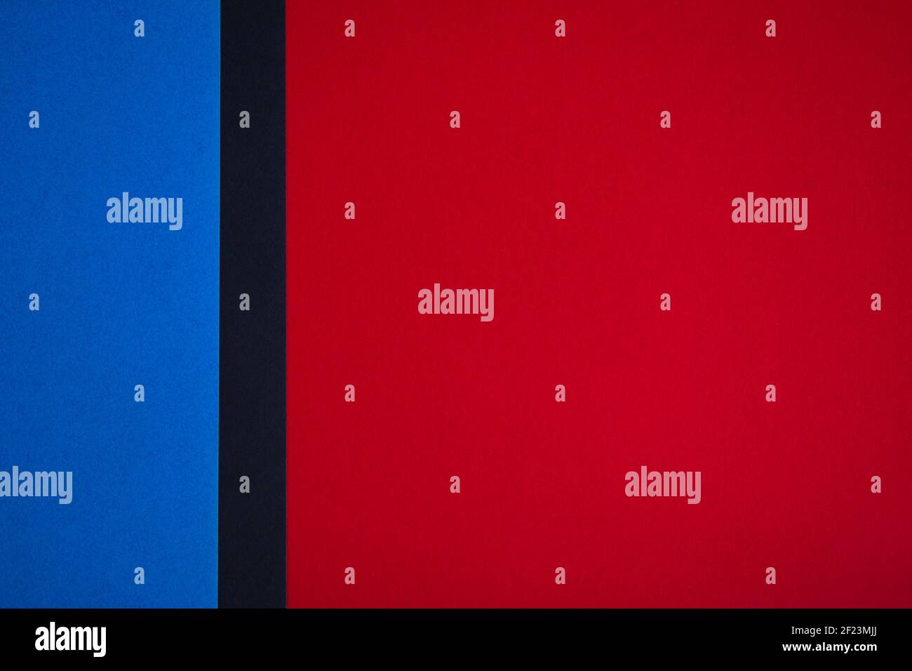 Red and blue divided background with black stripe, copy space Stock ...