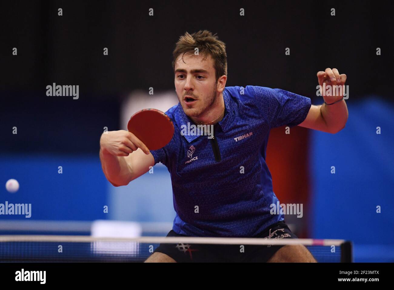 Joe Seyfried (FRA) competes on Table Tennis during the Jeux ...