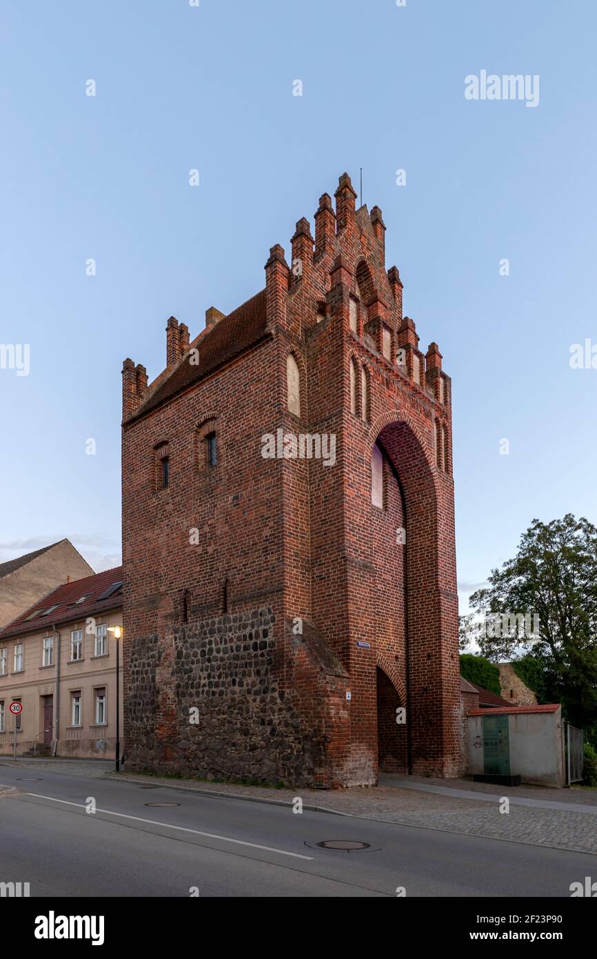 The Mill Gate In Templin As Part Of The Listed City Fortifications ...