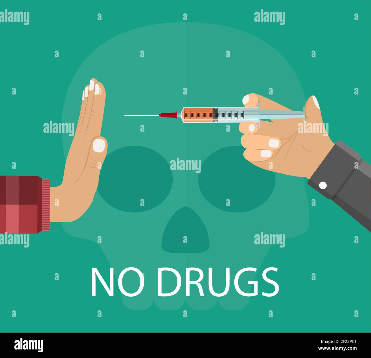 Say no to drugs Stock Vector Images - Alamy