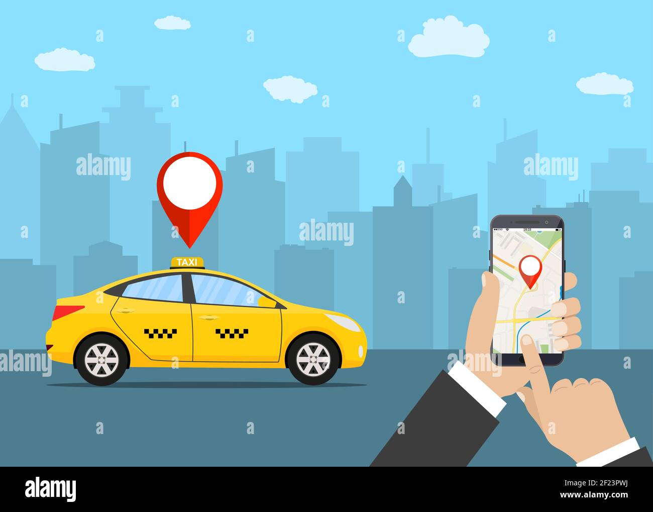 Commuter app Stock Vector Images - Alamy