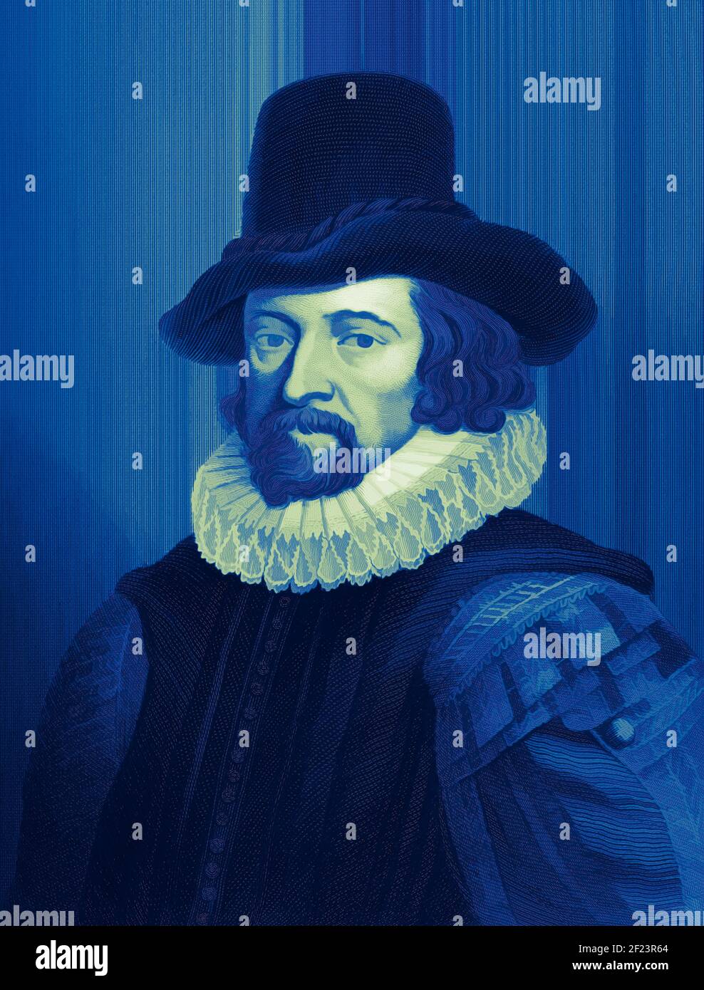 Portrait of francis bacon baron baco of verulam 1561 1626 hi-res stock photography and images ...