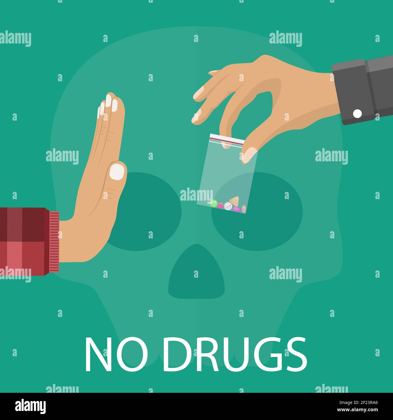 Alcohol tobacco addiction concept Stock Vector Images - Alamy