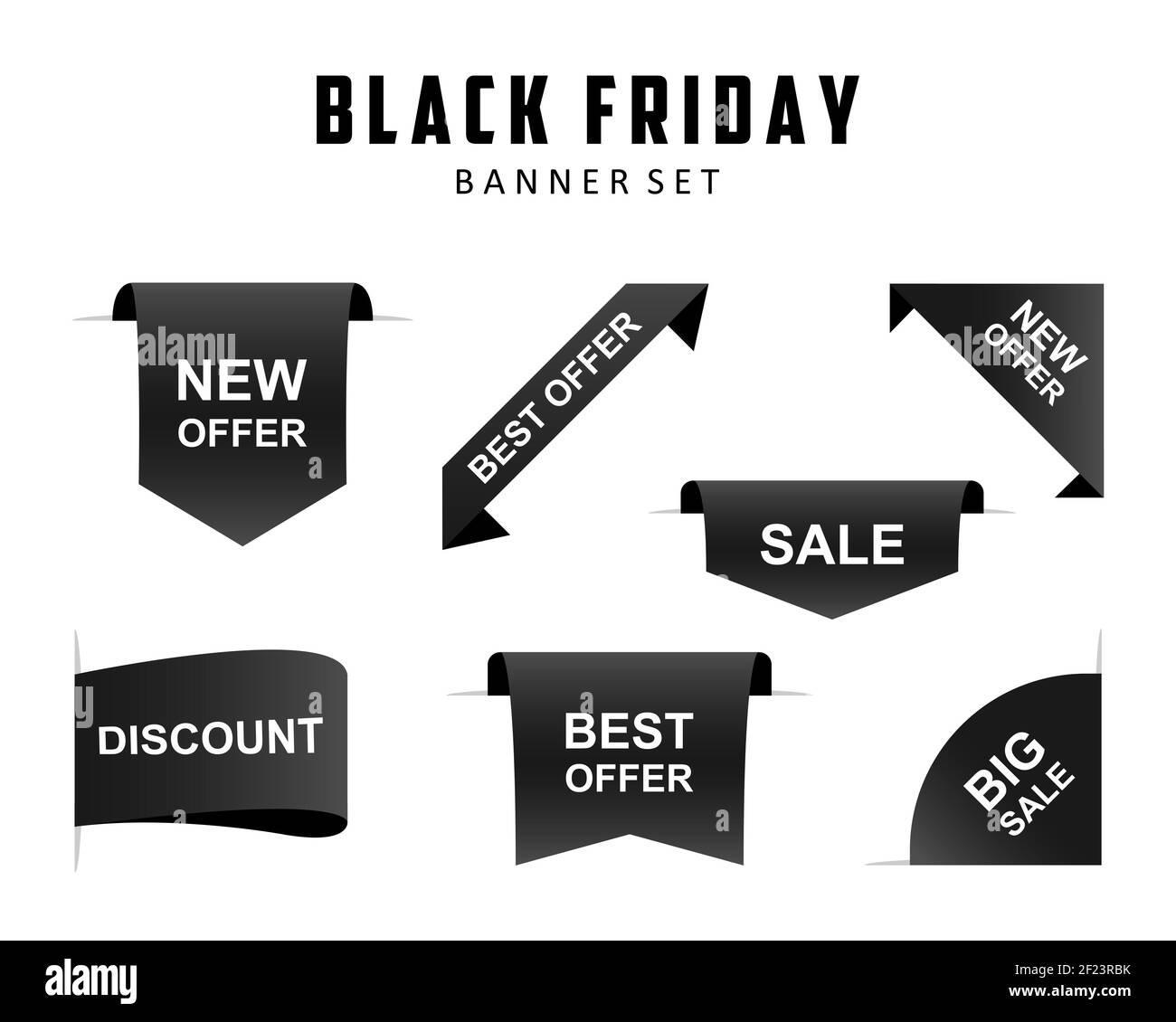 Advertising background badge banner big Black and White Stock Photos ...