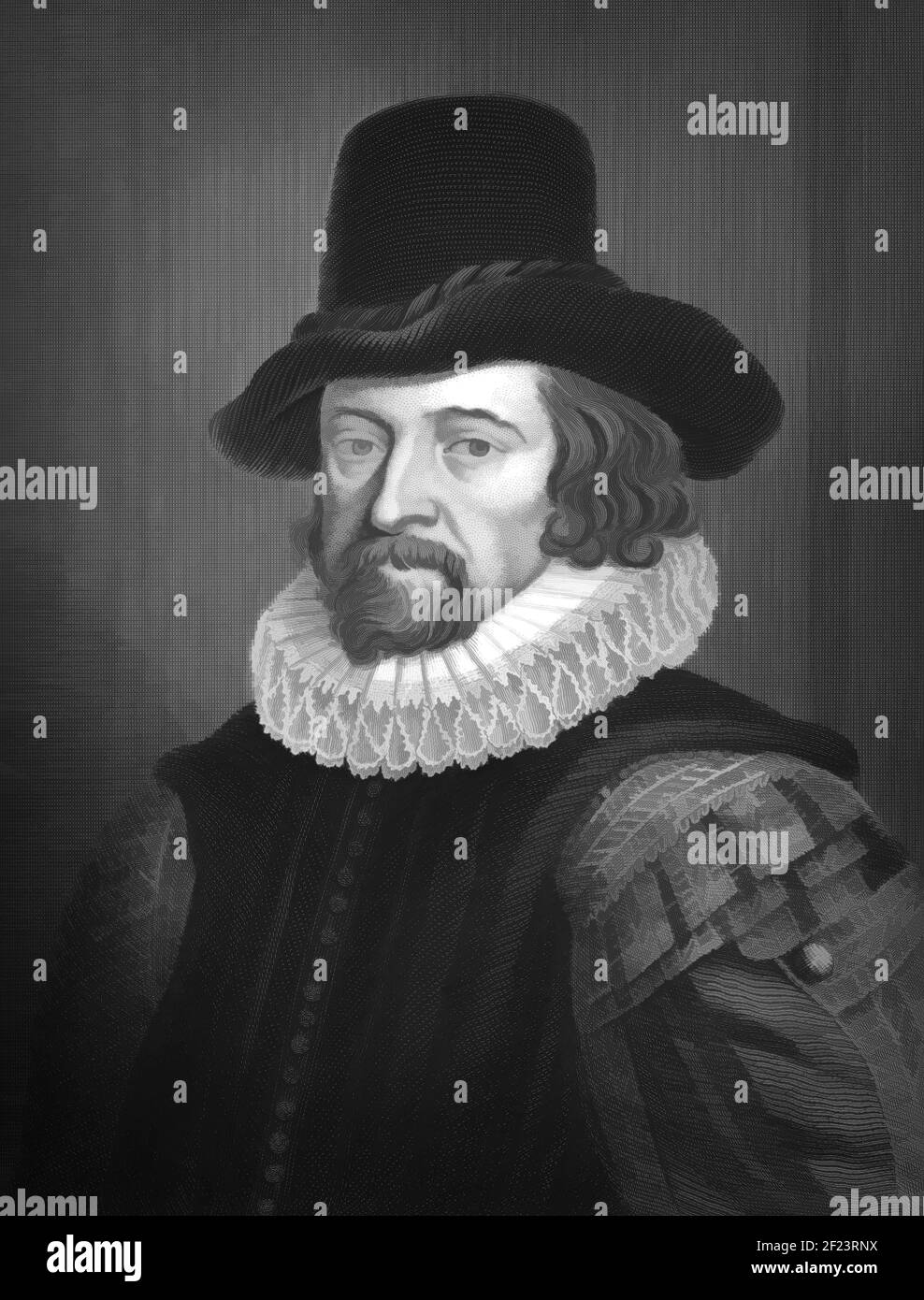Portrait of francis bacon or baron baco of verulam hi-res stock photography and images - Alamy