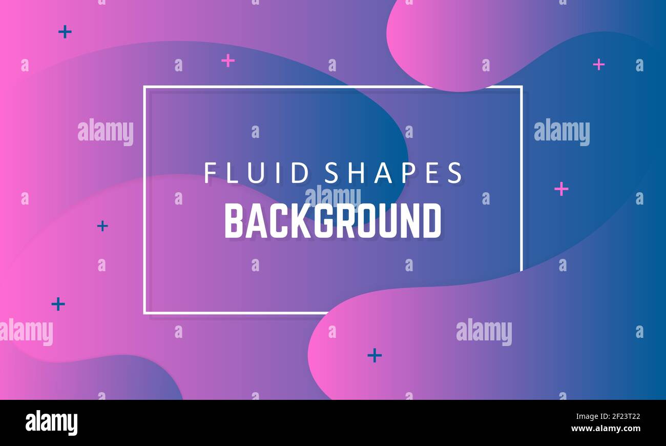 Fluid liquid shapes background. Dynamic background with fluid shapes ...