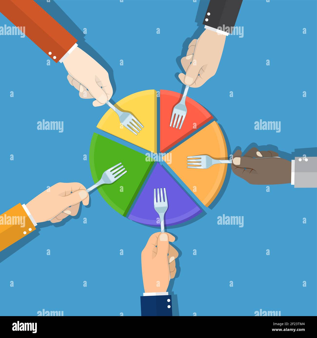 Hand drawing chart on Stock Vector Images - Alamy