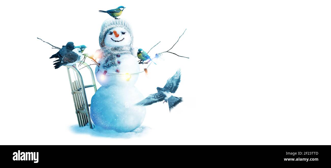 Snowflake new year card Cut Out Stock Images & Pictures - Alamy